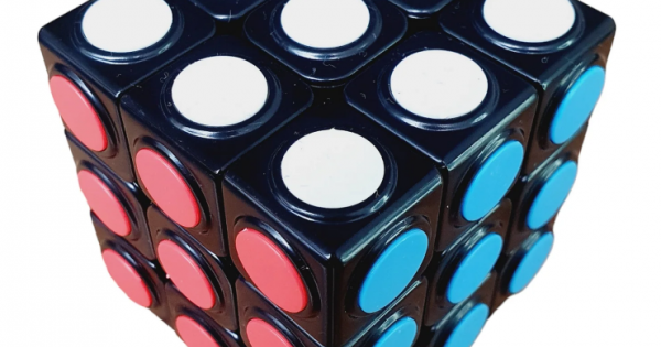 CUBO NEGRO CIRCULO 3X3 O240
