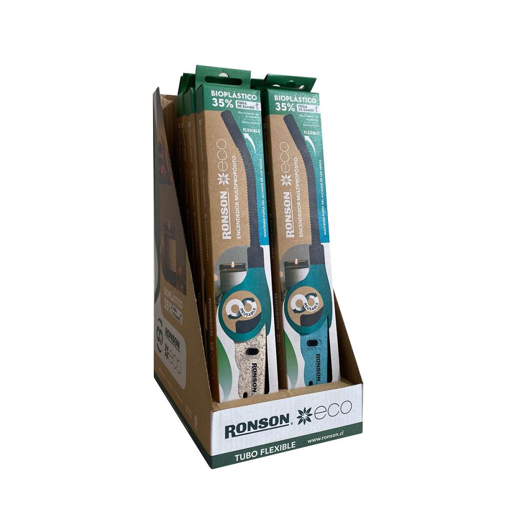 ENCENDEDOR RONSON TUBO FLEXIBLE BIODEGRADABLE E3
